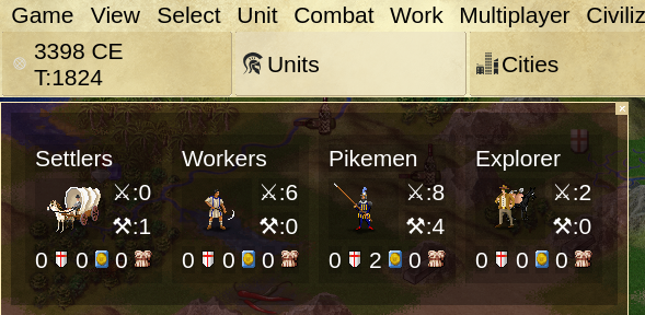 Change units view from a widget to a page/table · Issue #1498 · longturn/freeciv21 · GitHub