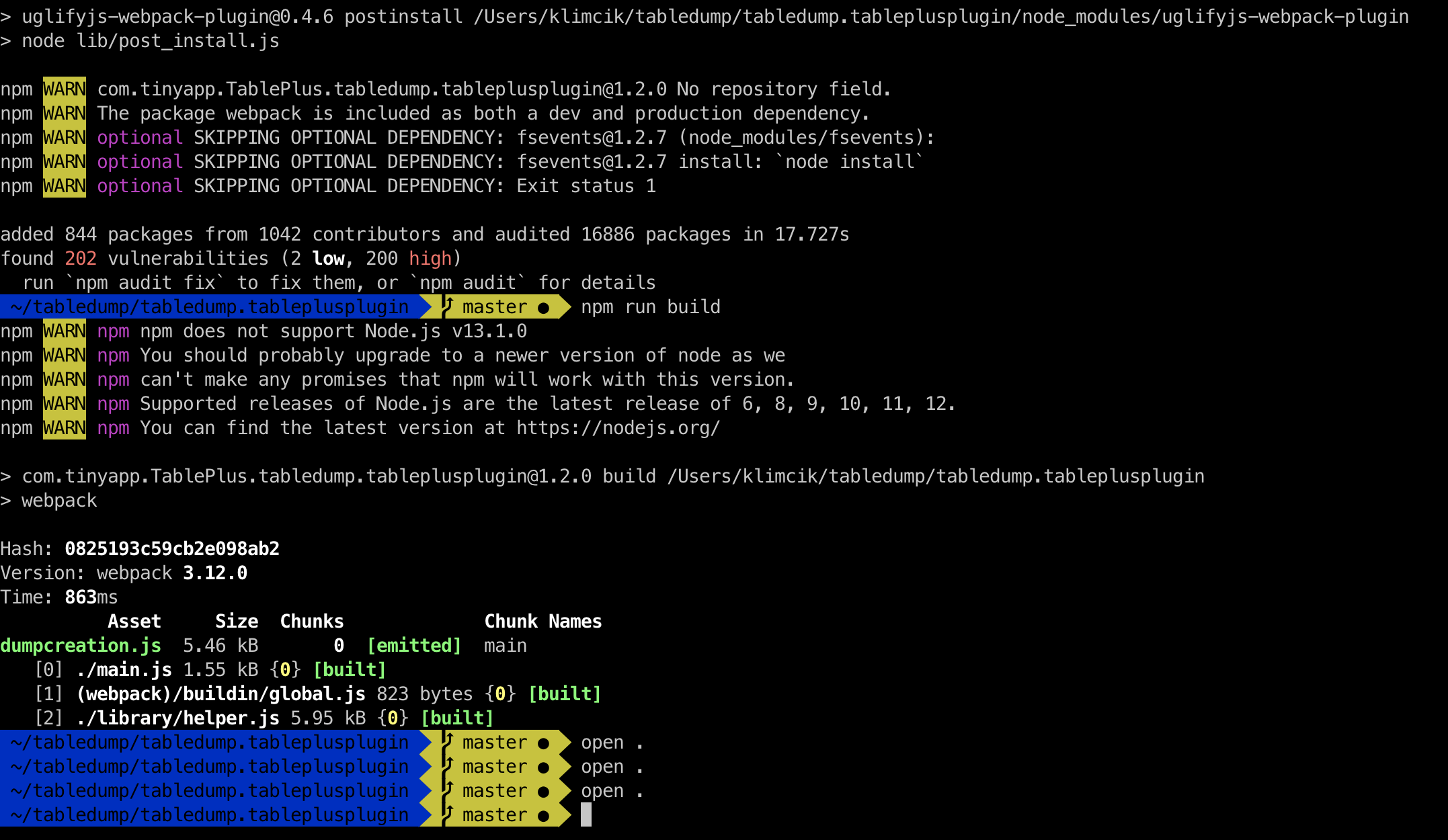 Unable to Install Plugins · Issue #1452 · TablePlus/TablePlus · GitHub