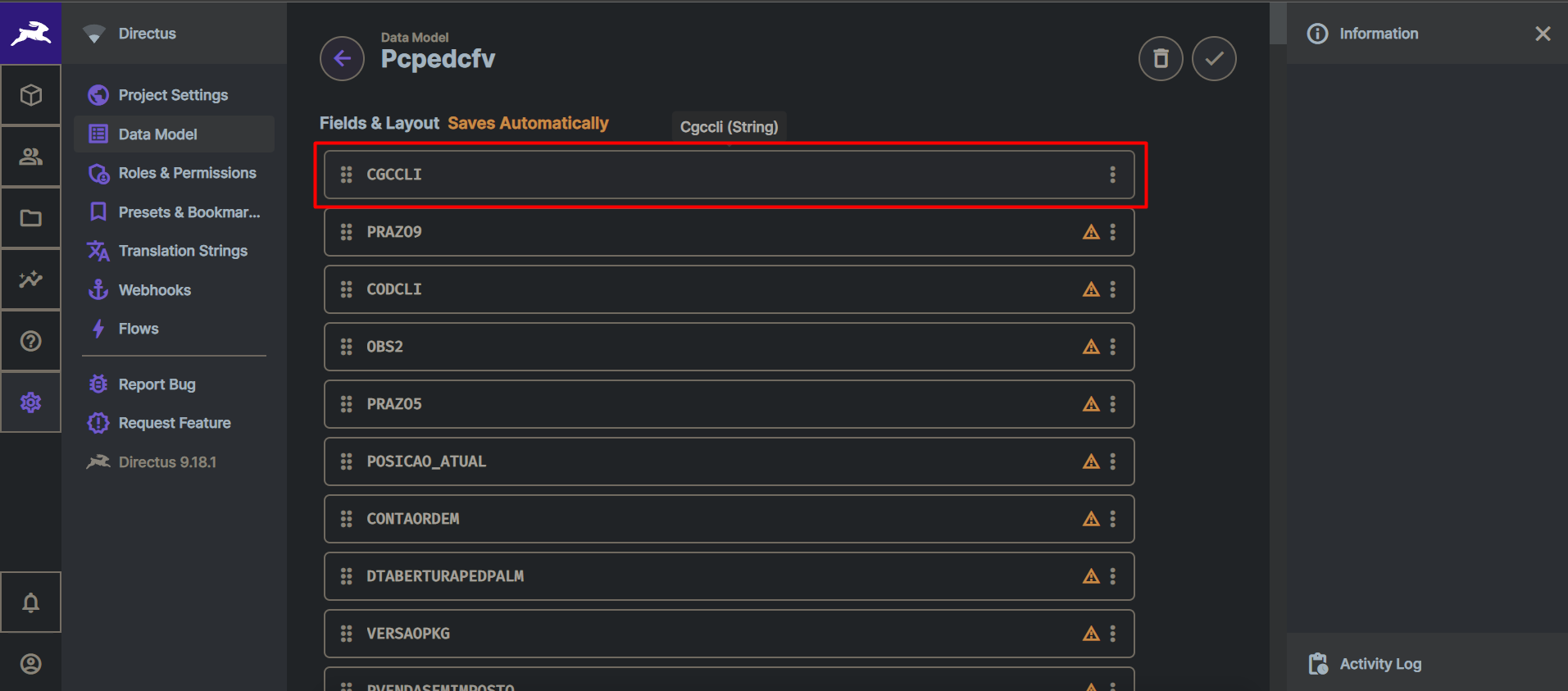 Select fetching the field that does not exist in the table · Issue #15866 · directus/directus ...