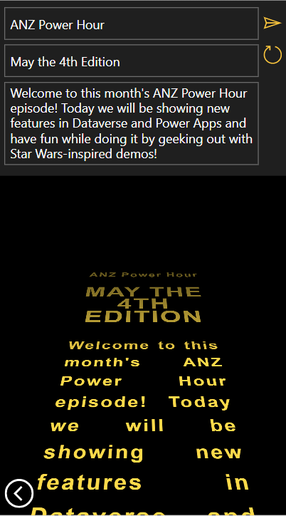 GitHub - fooshen/PCFStarWarsCrawl: Power Apps Component Framework ...