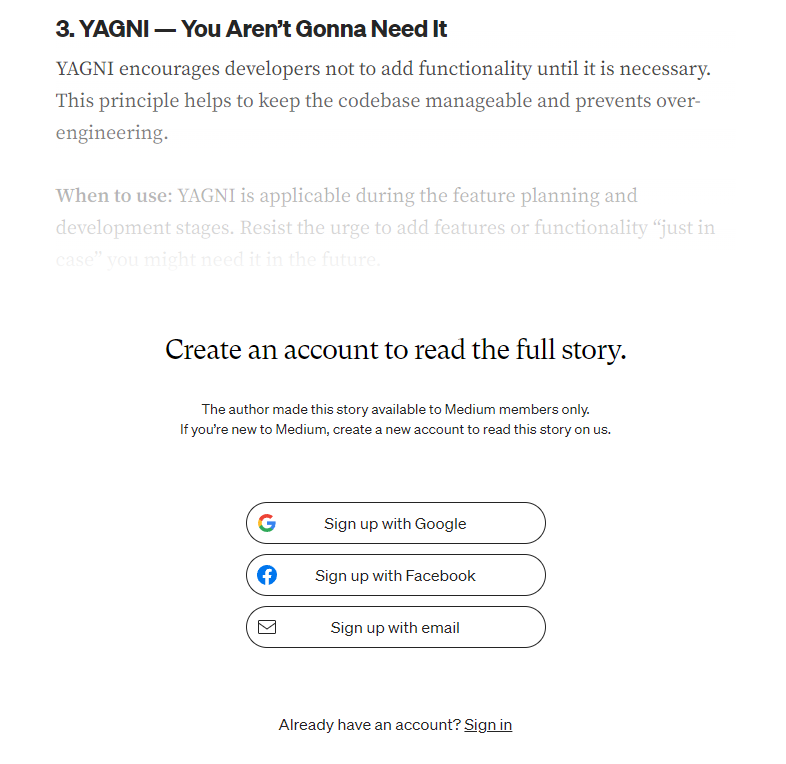 Demystifying Software Development Principles Article only available for medium members · Issue ...