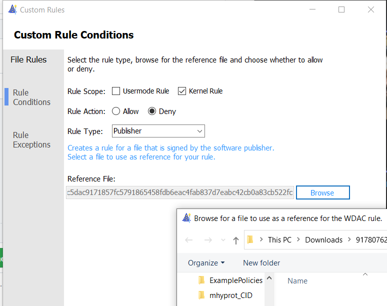 Wizard supports creating publisher rules based on cert · Issue #206 · MicrosoftDocs/WDAC-Toolkit ...