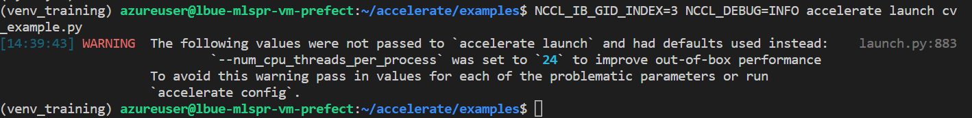 Multi-Node Training No progress on Azure · Issue #694 · huggingface/accelerate · GitHub