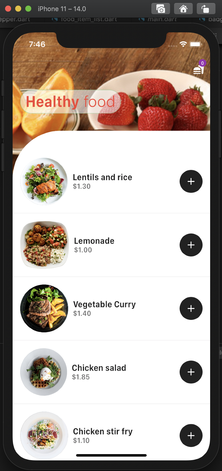 GitHub - Gagan5278/RestaurantApp: An demo UI for Restaurant App developed in Flutter.