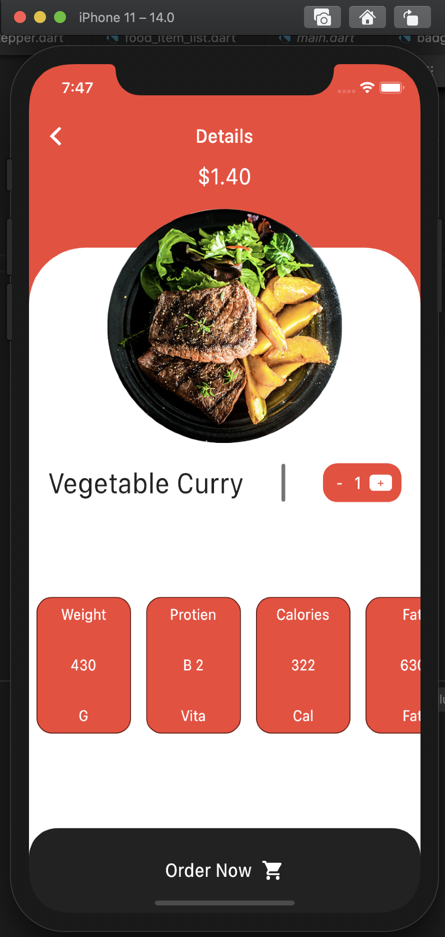 GitHub - Gagan5278/RestaurantApp: An demo UI for Restaurant App developed in Flutter.
