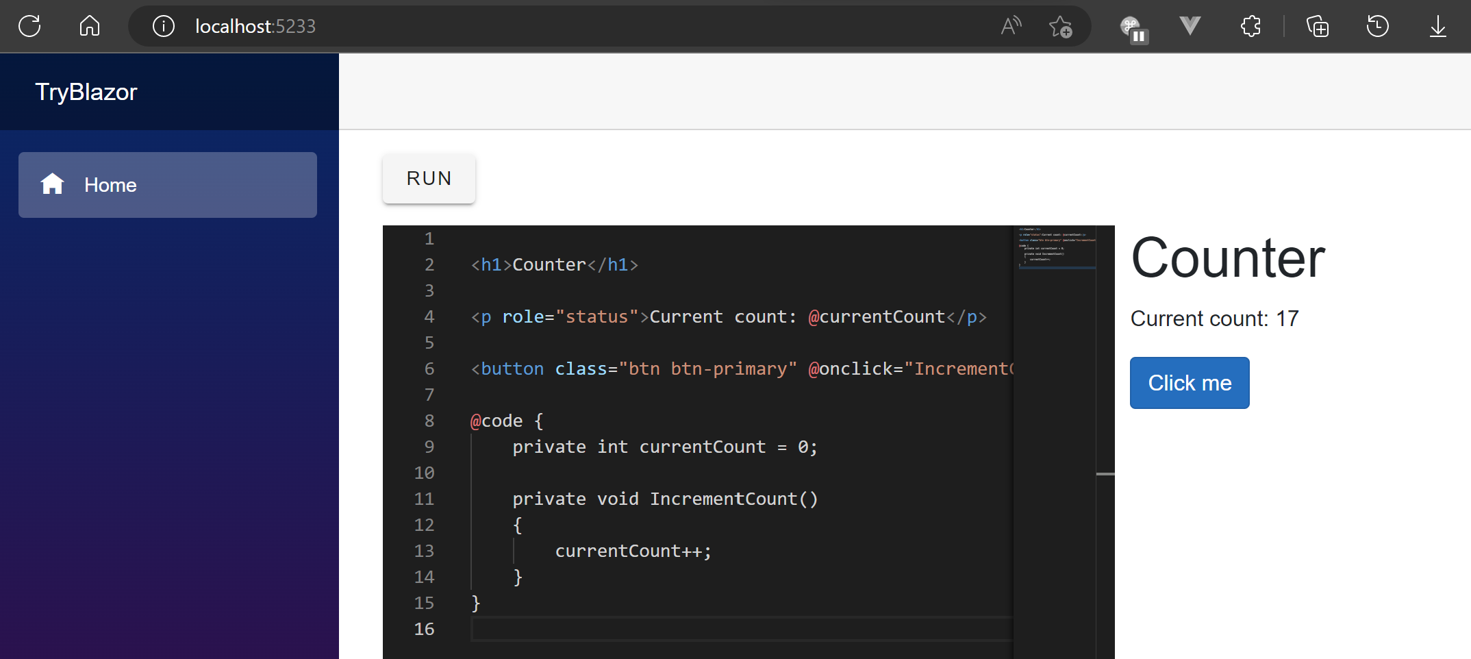 GitHub - fixnil/TryBlazor: 一个 Blazor 在线预览工具。