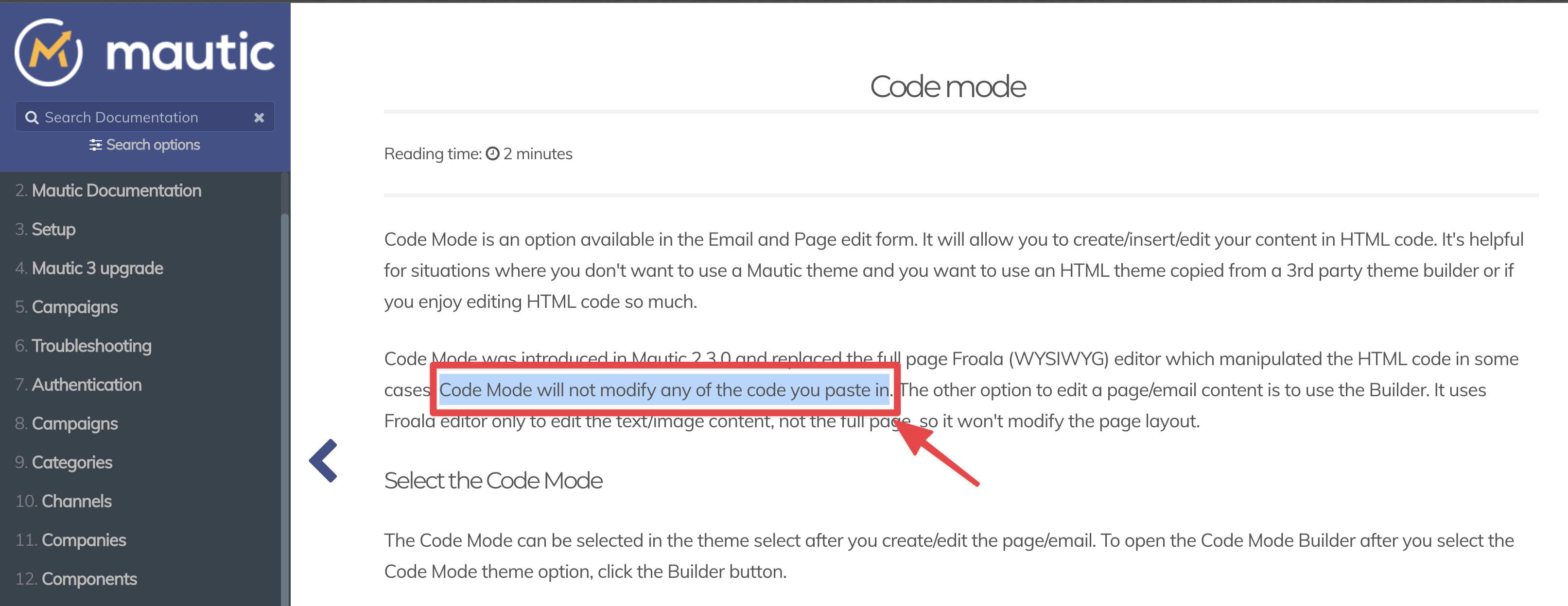 Code Mode is changing my HTML. It's not a true code mode. · Issue #10572 · mautic/mautic · GitHub