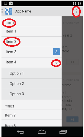 How to add accordion/expandable menu in navigator drawer. · Issue #4656 ...