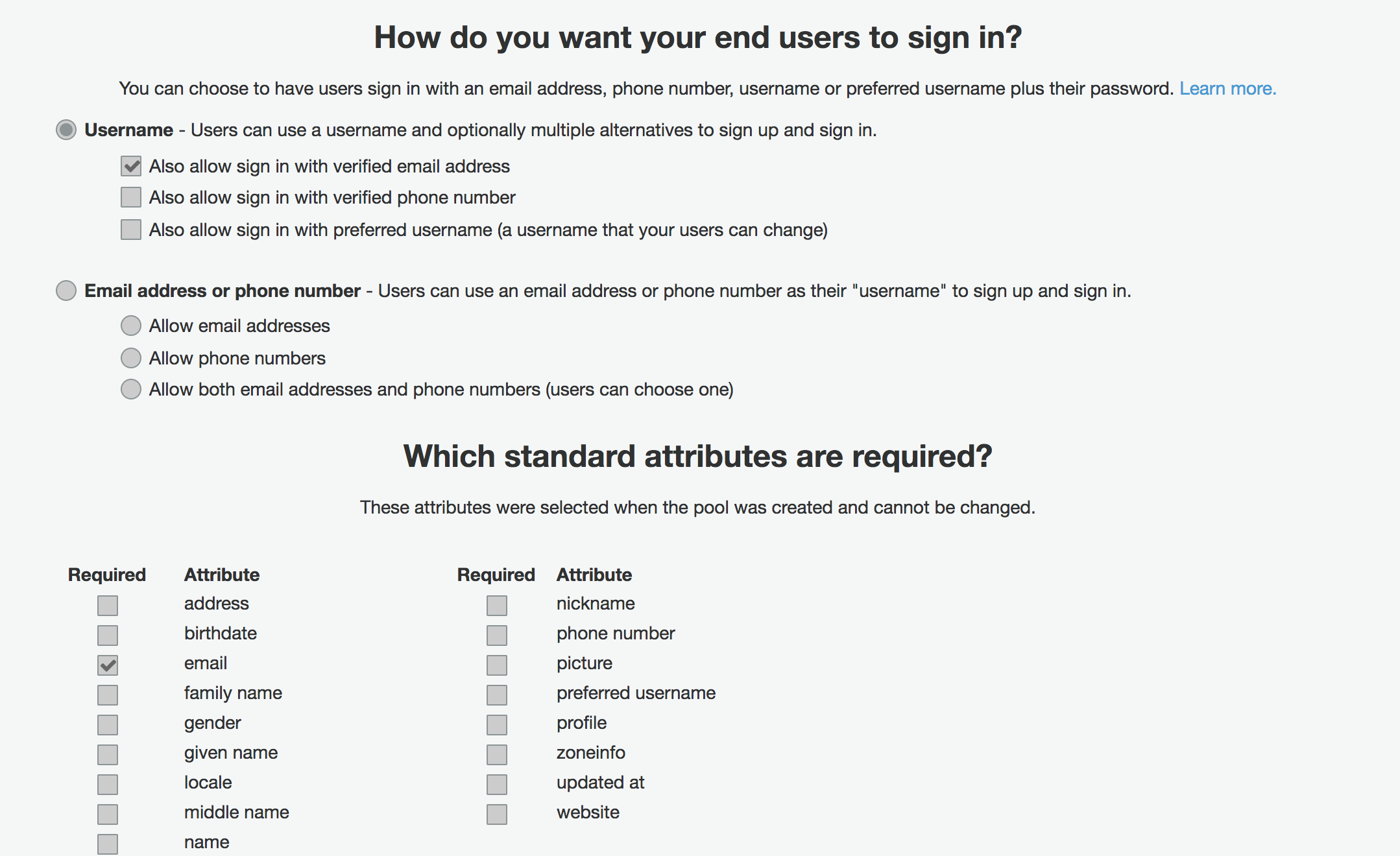 When Adding Analytics The Cli Attempts To Edit Attributes For Existing Userpool Push Fails