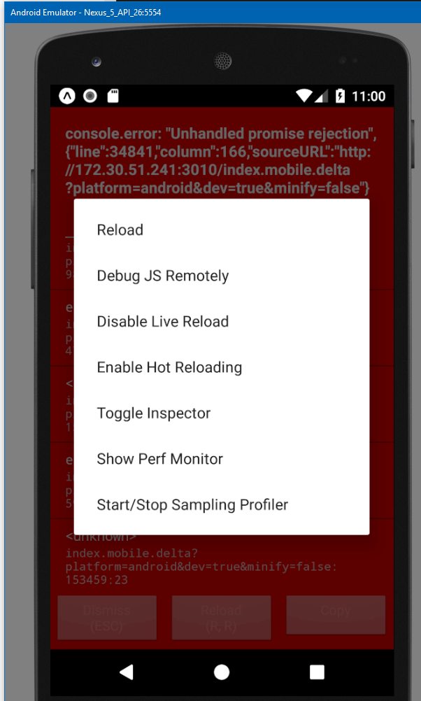 Error in Android Emulator · Issue #630 · sysgears/apollo-universal-starter-kit · GitHub