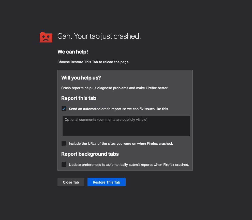 Firefox 70 crashes at start of tests · Issue #2167 · DevExpress ...