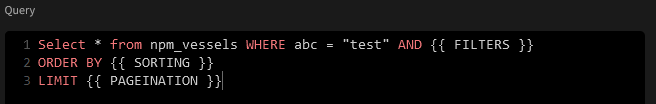 Automatic server-side handling of pagination, filters, and selected fields in custom sql select ...