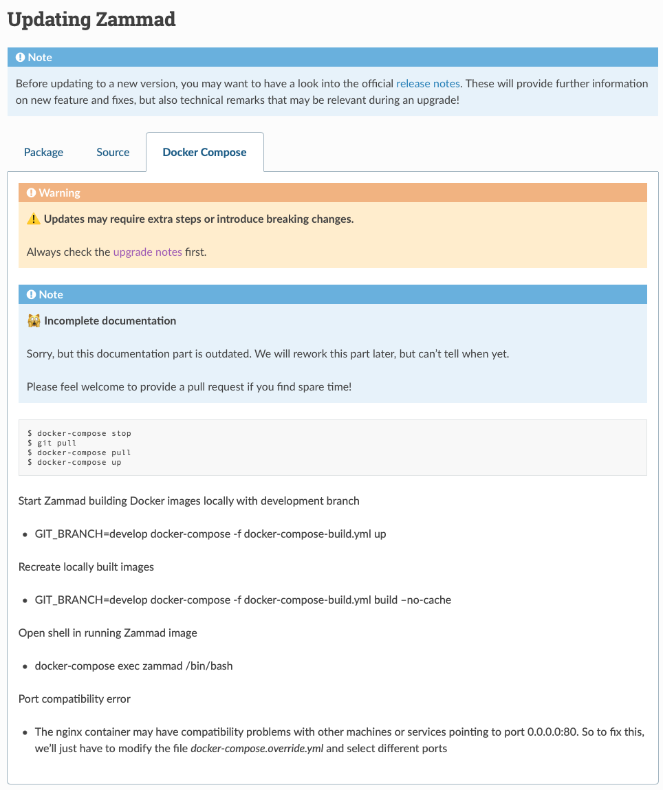 Upgrade To V4 · Issue 203 · Zammadzammad Docker Compose · Github 8638