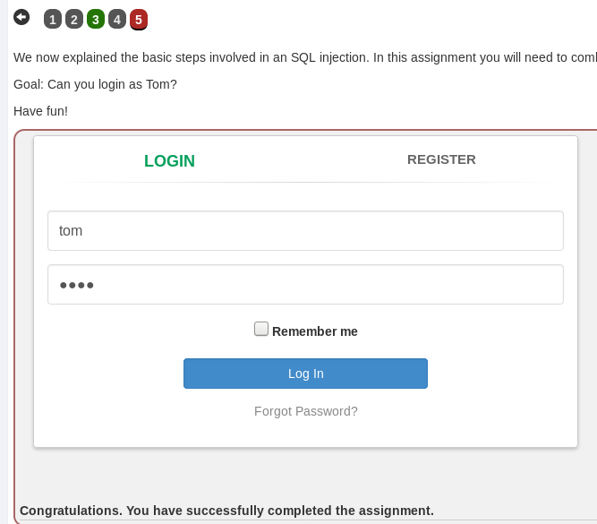 Possible bug in SQLI (advanced), lesson 5? · Issue #503 · WebGoat ...