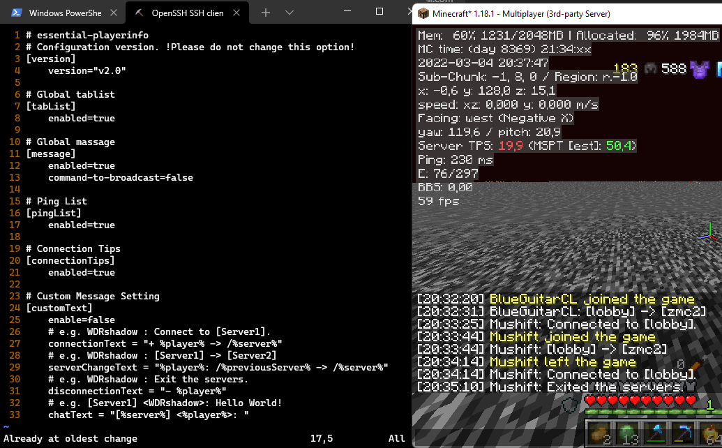 "Could not find X's current server!" warnings during player initial connection. · Issue #3 ...
