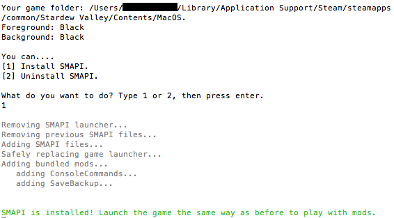 Let player switch console theme in installer · Issue #554 · Pathoschild/SMAPI · GitHub