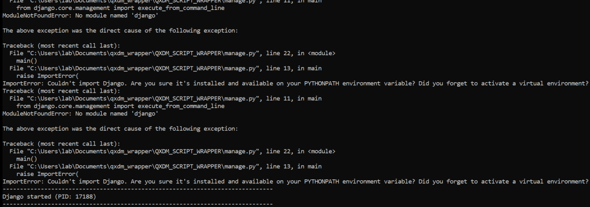 module django not found, But it's installed in the test_env · Issue ...