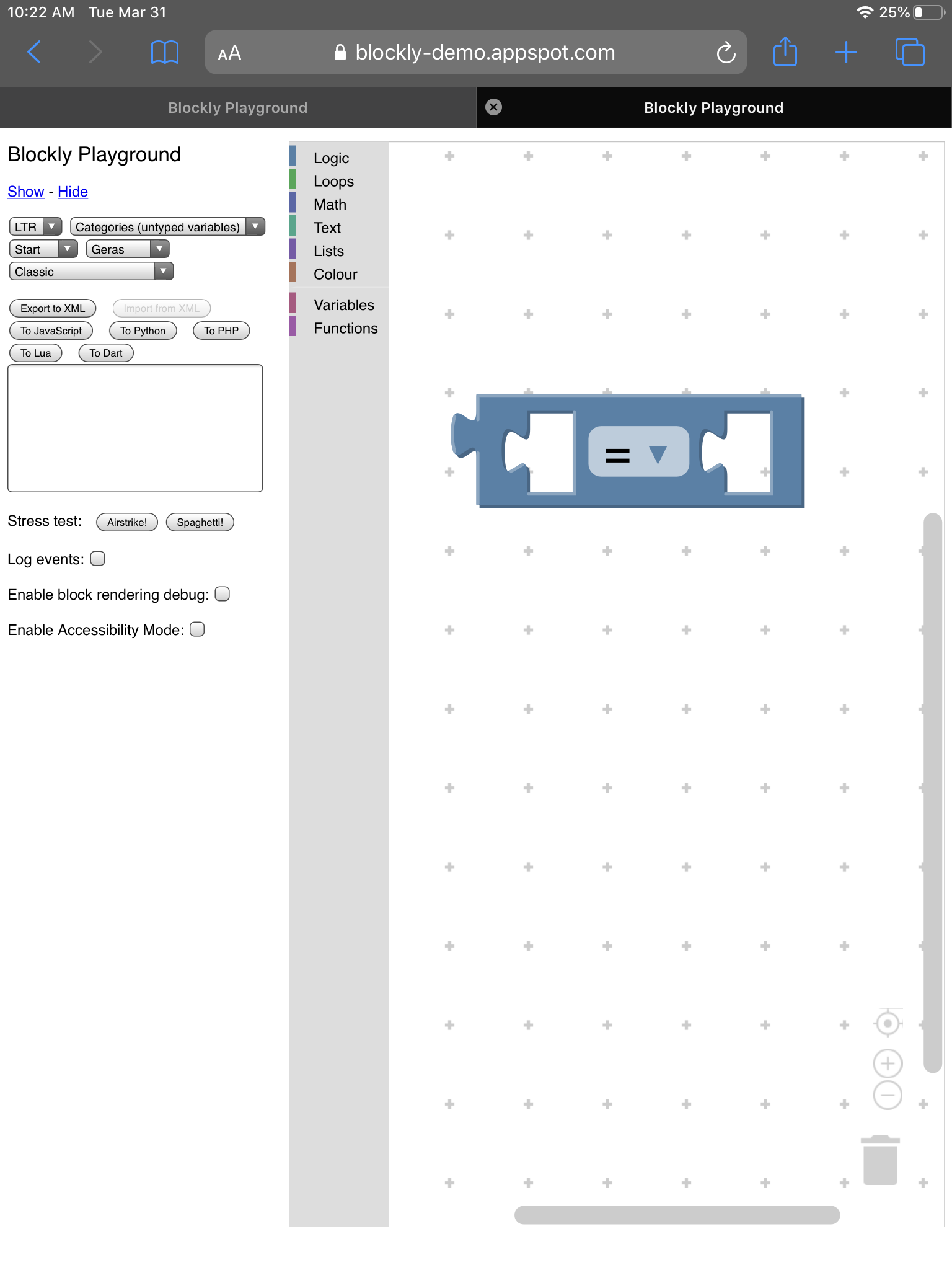 Extra padding on some dropdown fields on ios · Issue #3782 · google/blockly · GitHub