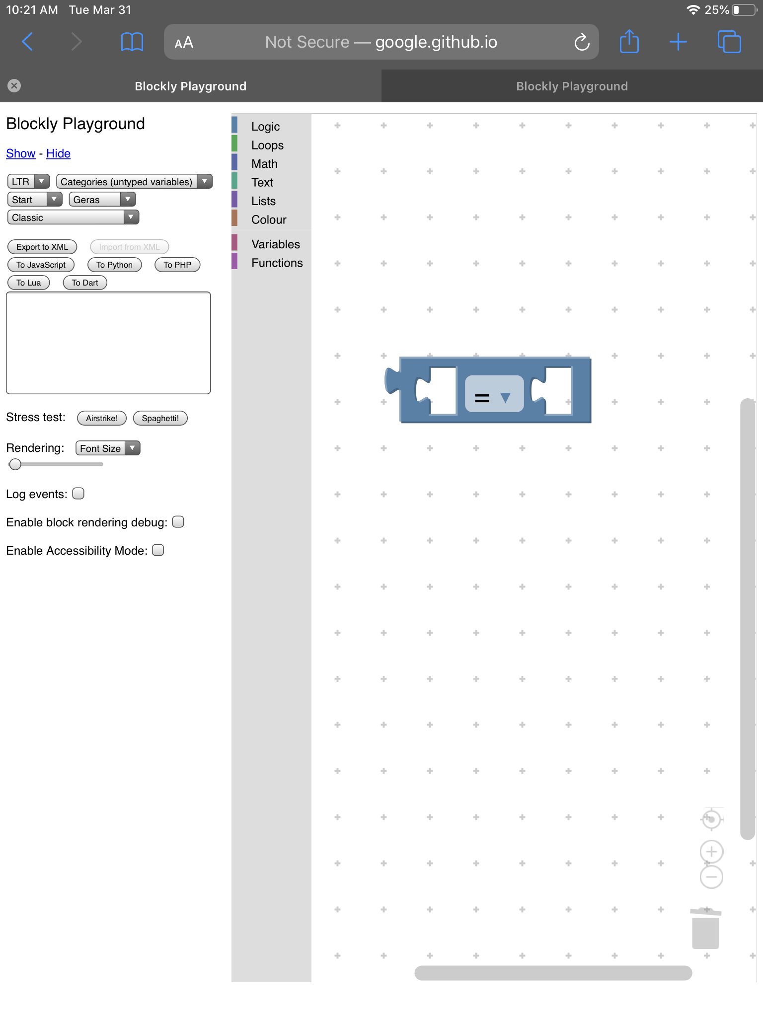 Extra padding on some dropdown fields on ios · Issue #3782 · google/blockly · GitHub