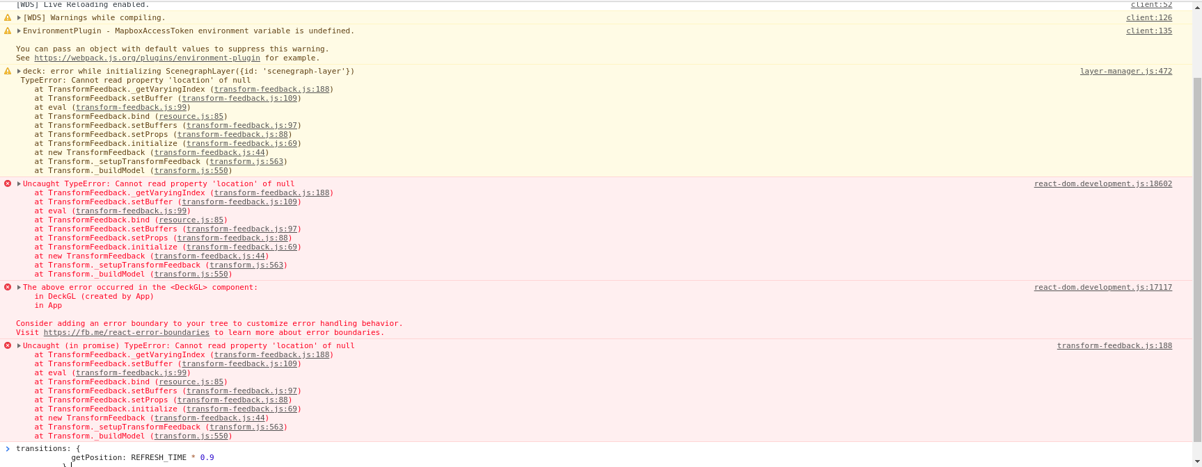 ScenegraphLayer example not working · Issue #3239 · visgl/deck.gl · GitHub