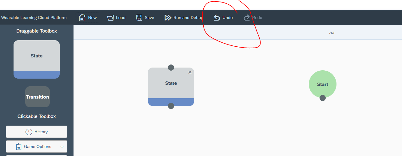 Game Editor : undo/redo dont work for dragging state / transition onto pad · Issue #188 ...