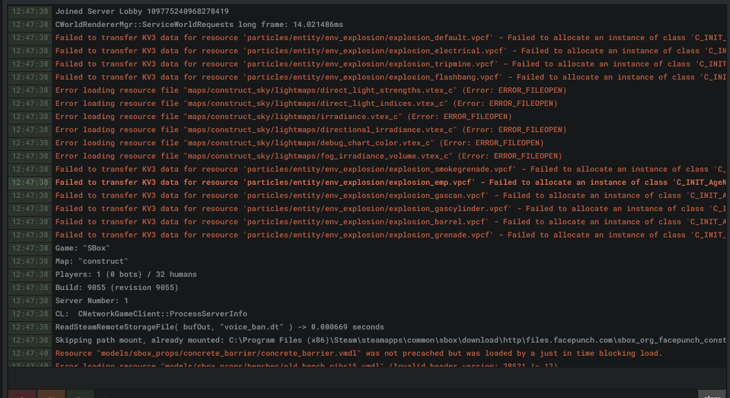 Construct map errors · Issue #790 · Facepunch/sbox-issues · GitHub