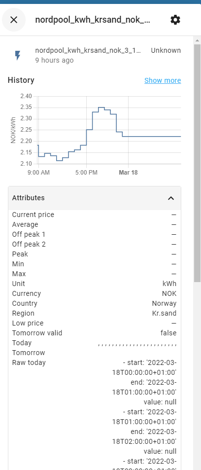 Suddenly nordpool integration stop updating at midnight · Issue #124 · custom-components ...