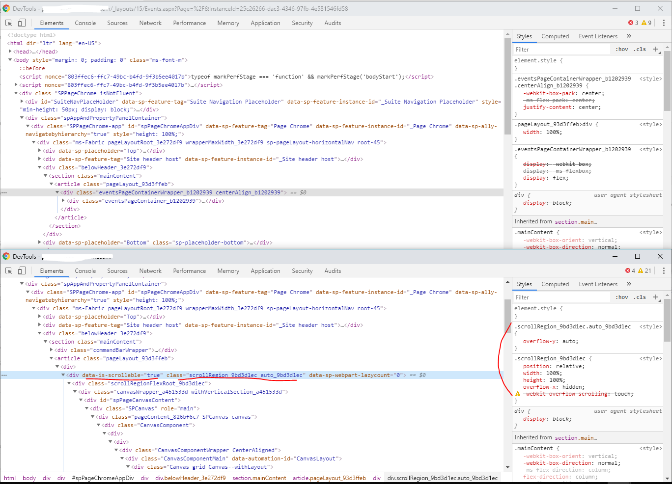Modern Comm Site Event Page Does Not Scroll Properly When Spfx Footer Is Used · Issue 5246 2081