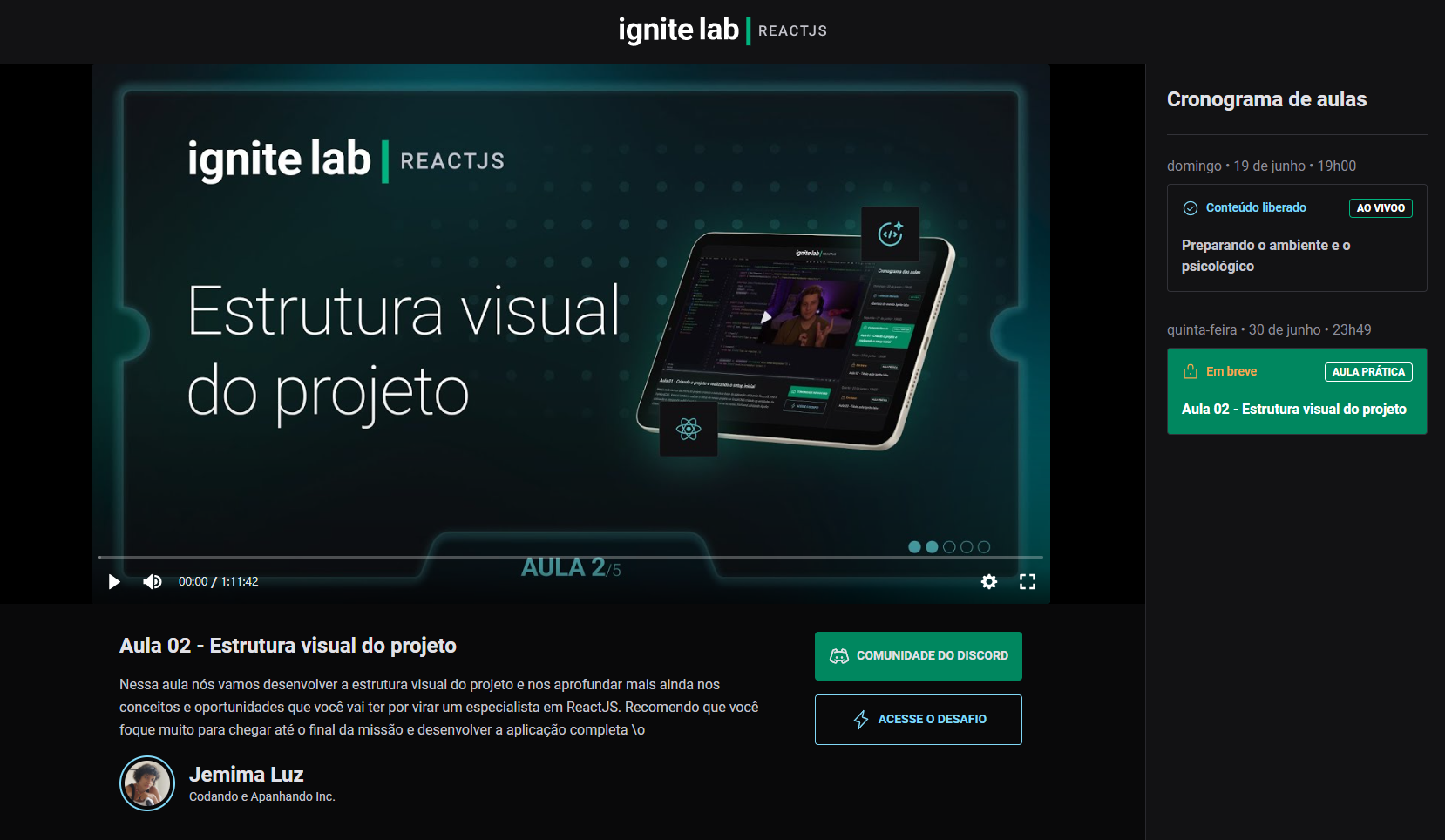 GitHub - jemluz/event-plataform: Um projeto de estudo de react feito na semana do ignite lab