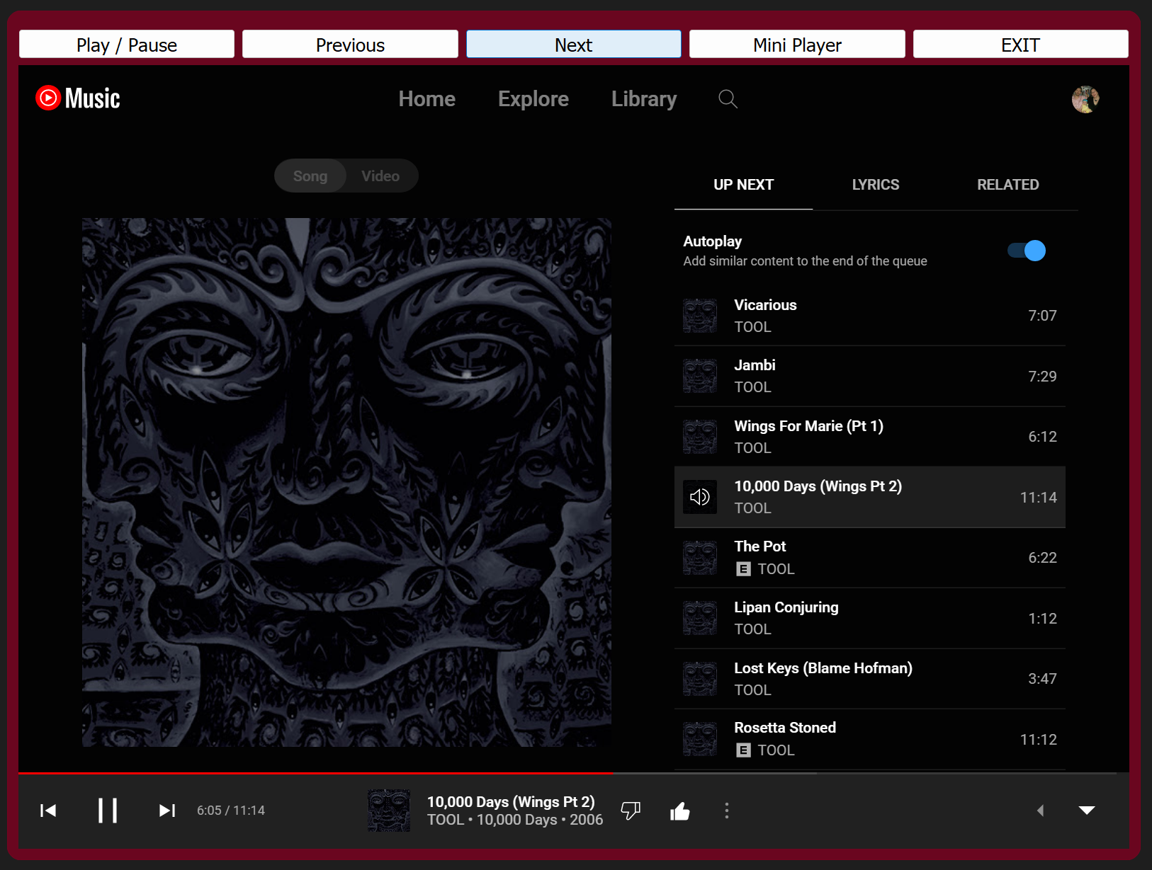 GitHub - jwflammer/YouTubeMusicPlayer: Play your YoutubeMusic In a Python PyQt Application