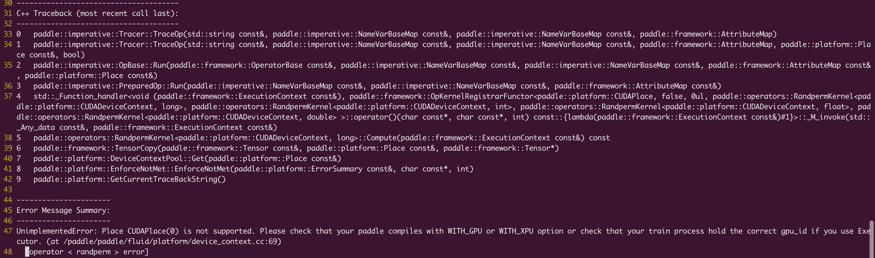 4卡下做shuffle bn出现UnimplementedError · Issue #29610 · PaddlePaddle/Paddle · GitHub