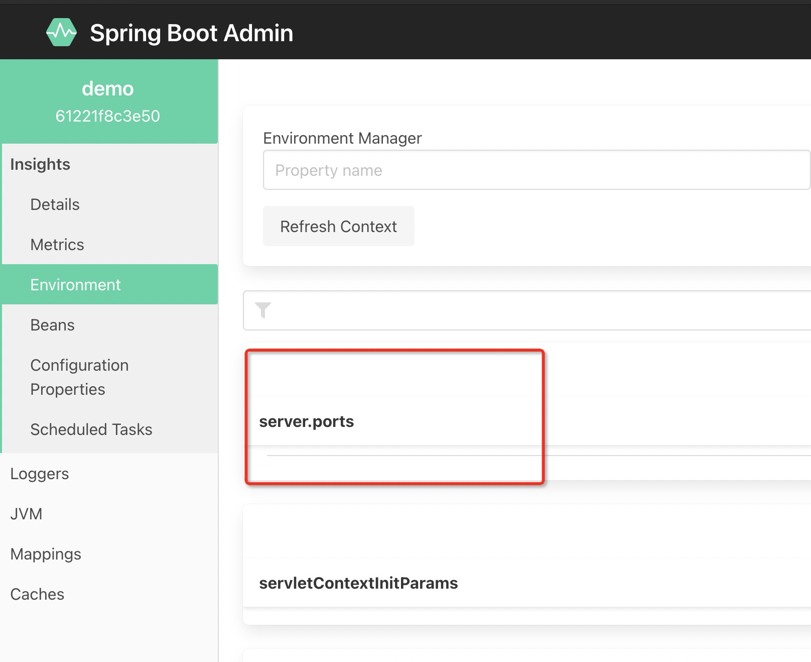 The style of the insights/environment panel seems in a mess · Issue #1588 · codecentric/spring ...