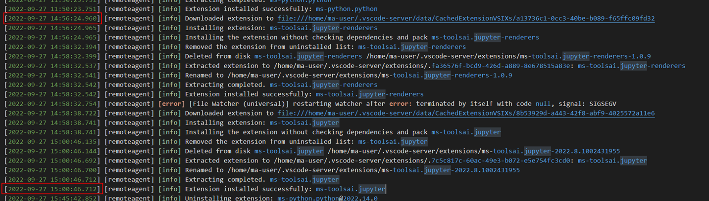 Installation of Extension is extremely slow on remote host w/o internet connection · Issue #3659 ...