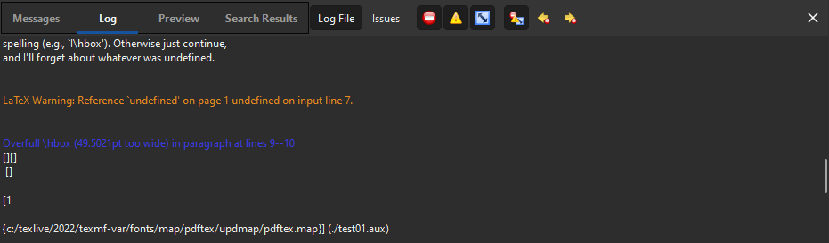 Bad box log highlighting is hardly readable using Adwaita Dark · Issue #2268 · texstudio-org ...