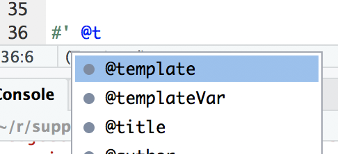 Plumber autocomplete `@...` tags like `roxygen2` when using #* · Issue ...