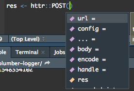 Autocomplete function arguments does not engage after a newline · Issue ...
