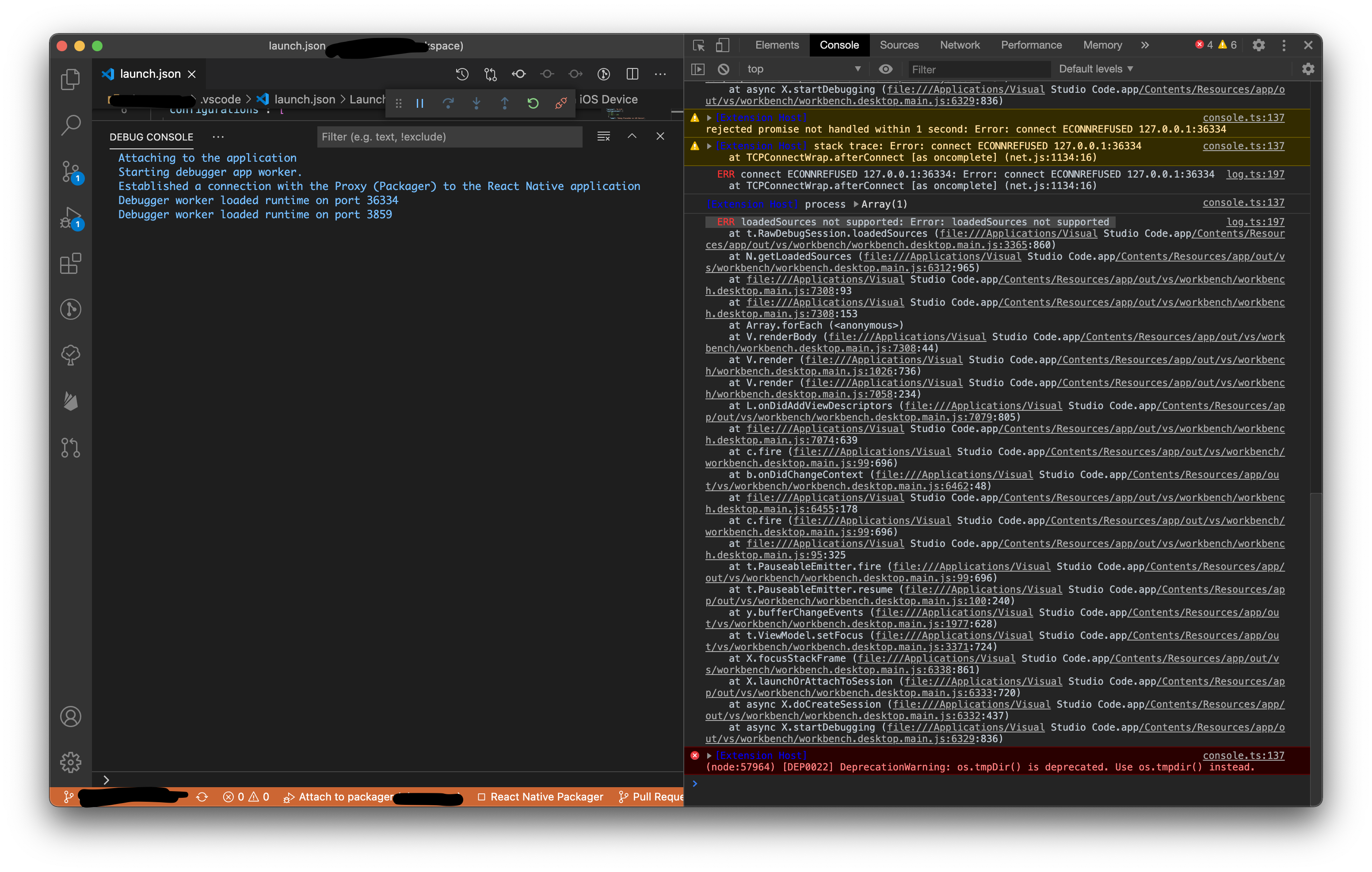 [Bug] Application debugging hangs with white screen on Node.js 15 on iOS and Android · Issue ...