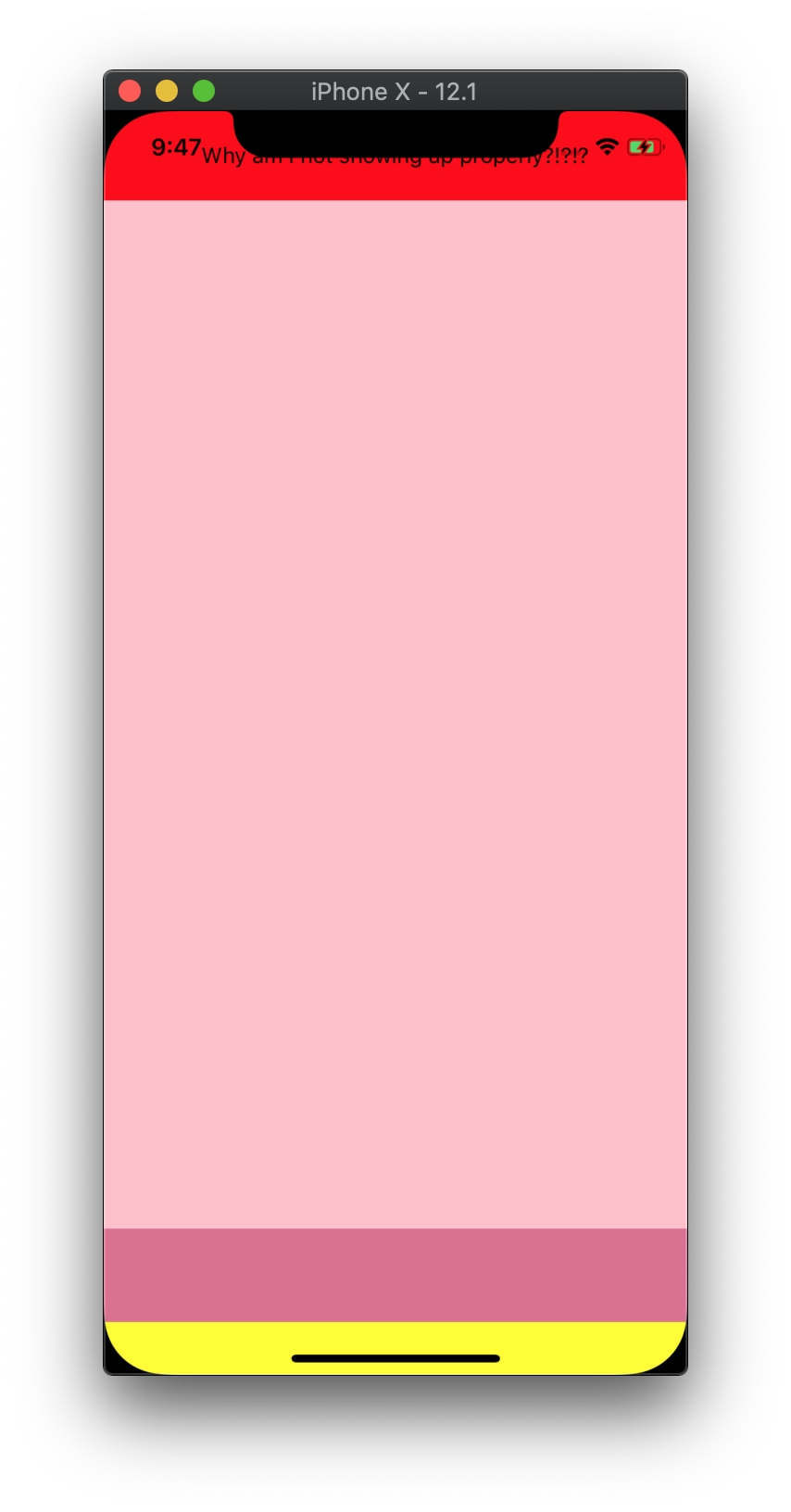 Scrollview With Another View With Safeareaview Inside Causes Incorrect Initial Scroll Position