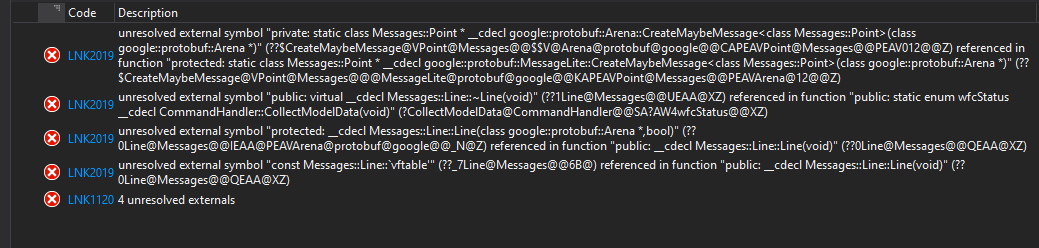Getting unresolved external symbols when use generated classes · Issue #9869 · protocolbuffers ...