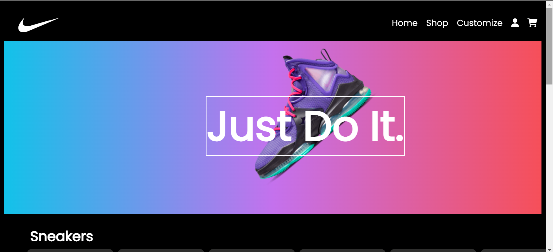 GitHub - anuragprasoon/Nike-Clone: I recently built a landing page of Nike using ReactJS