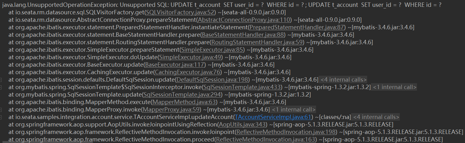 批量插入,批量更新方法不支持? · Issue 1868 · Apacheincubator Seata · Github