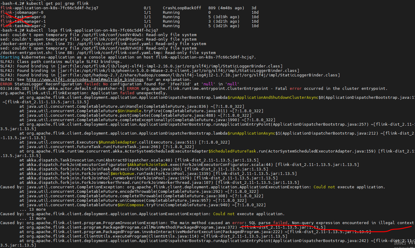 [Bug] k8s application模式，异步提交后报错 · Issue #732 · DataLinkDC/dinky · GitHub