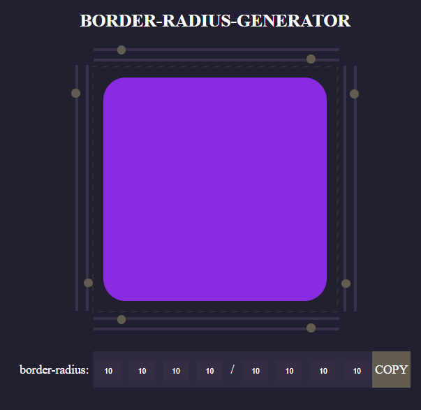 GitHub - renanfonseca/Border-Radius-Generator
