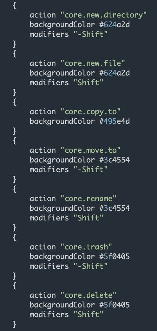Incomplete colorisation of color codes in Preferences editor · Issue ...