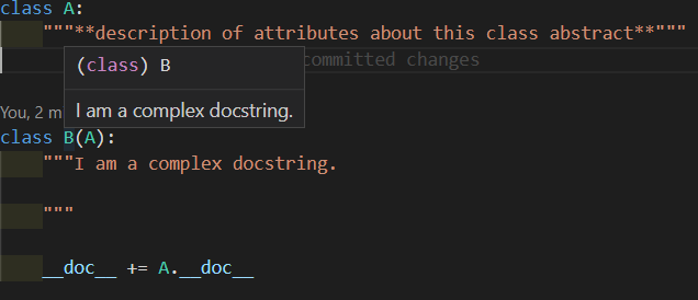 Missing docstring when __doc__ is appended · Issue #2316 · microsoft ...