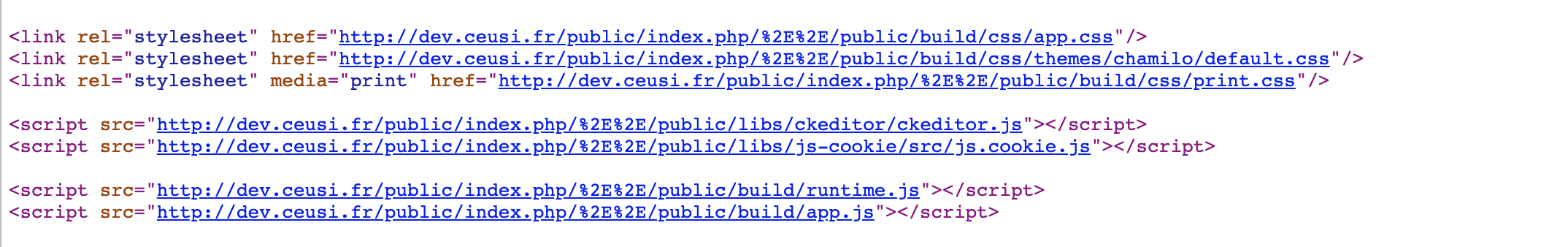 Problème URL chamile 2.0 en dev · Issue #2847 · chamilo/chamilo-lms · GitHub