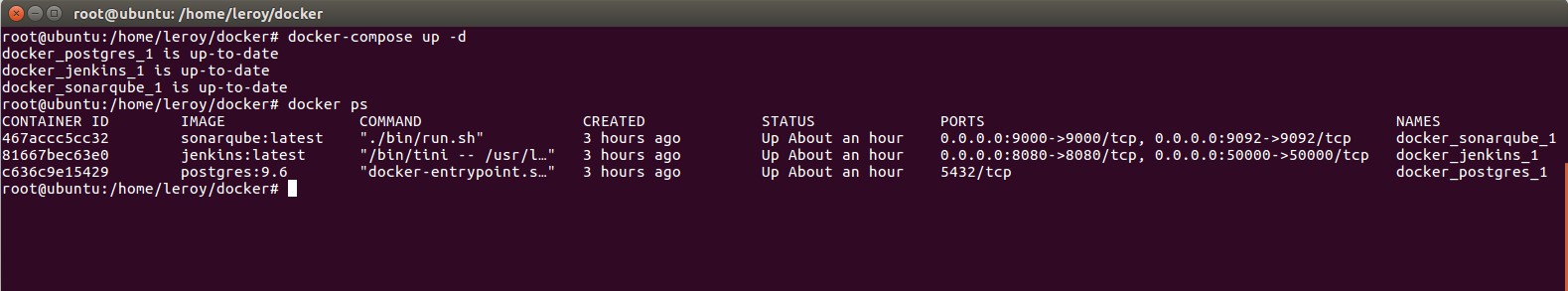 JenQube: Implementing Jenkins and SonarQube using Docker Compose to scan a GitHub repo