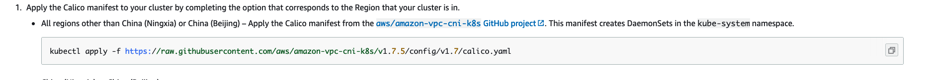 Discrepancy in Calico Manifest files vs Helm chart · Issue #1517 · aws ...