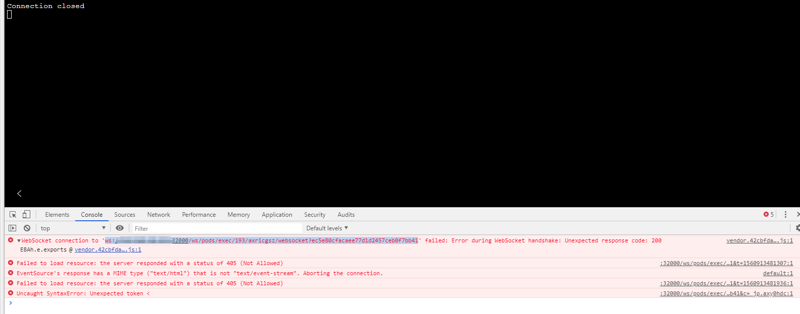 wayne升级到1.7.0版本后，进入容器失败。显示：connection closed · Issue #432 · Qihoo360/wayne · GitHub