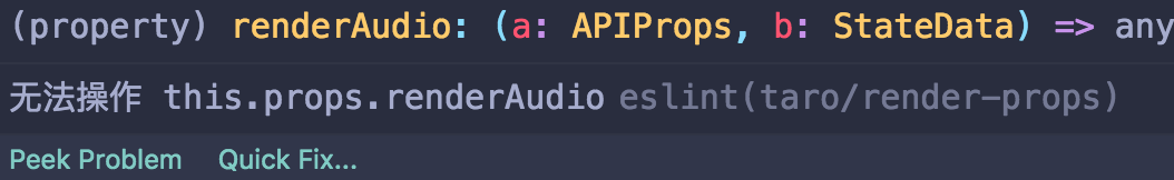 render props使用时，被eslint提示报错，而且编译也报错 · Issue #5308 · NervJS/taro · GitHub